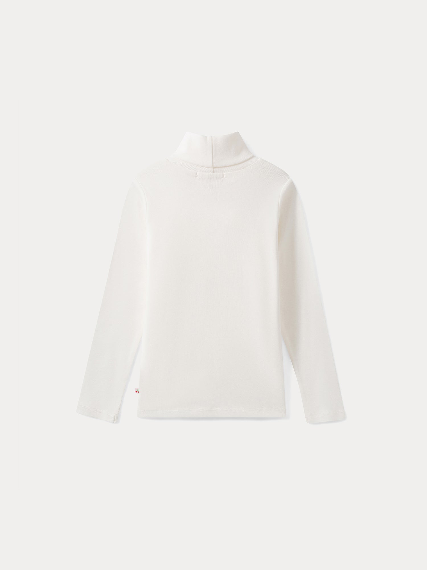 Thin turtleneck sweater milk white Bonpoint