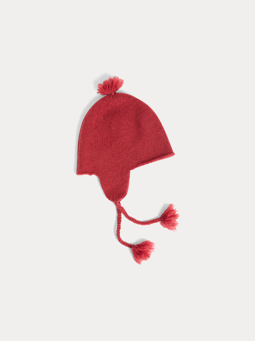 Tinna Raspberry Cashmere Beanie • Bonpoint